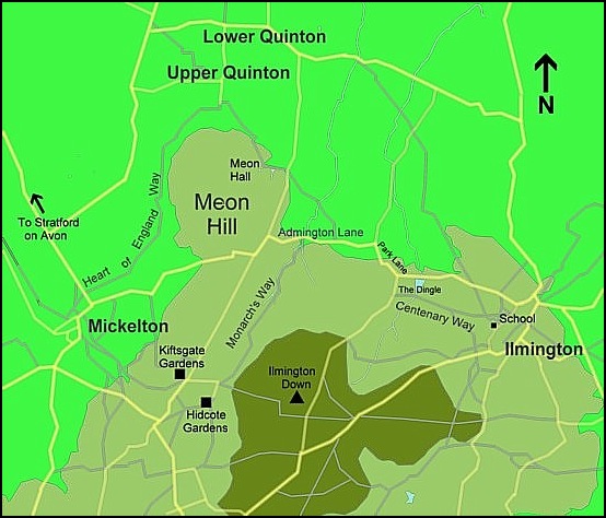 Meon Hill Walk Maps :: Brilwalks.Com